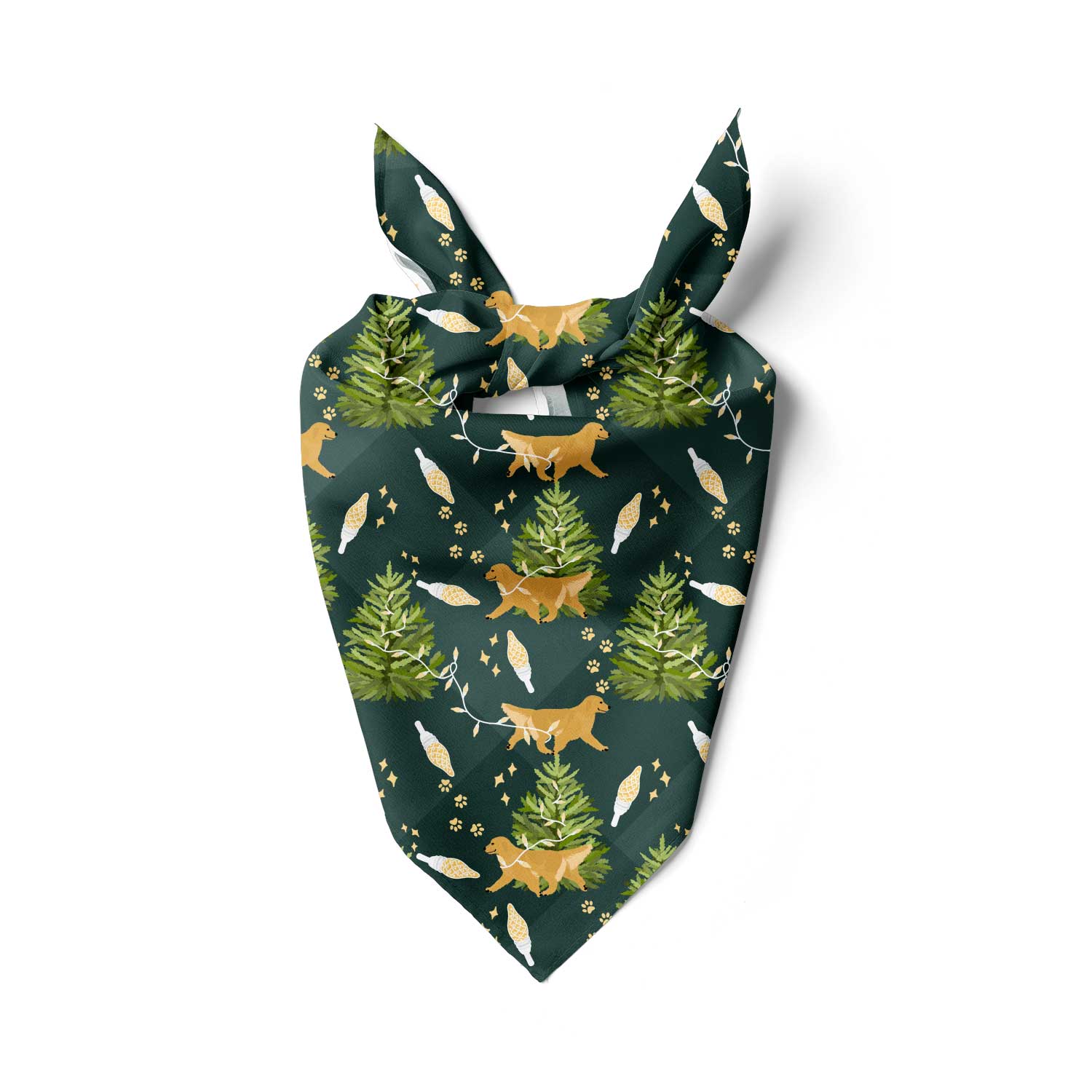 Golden Holiday Bandana – Ferry Fancy