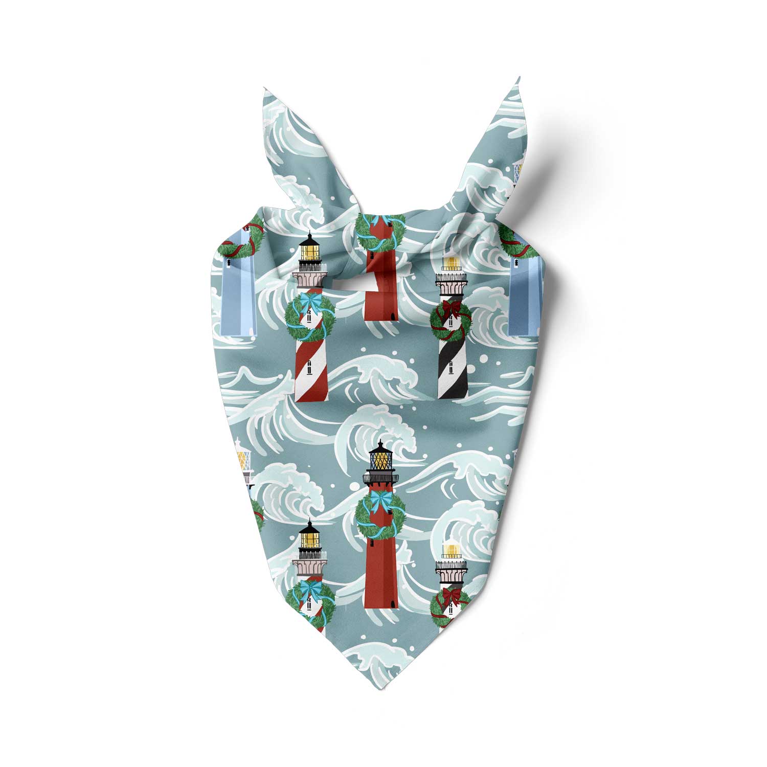 Lighthouse and Whales Bandana – Ferry Fancy