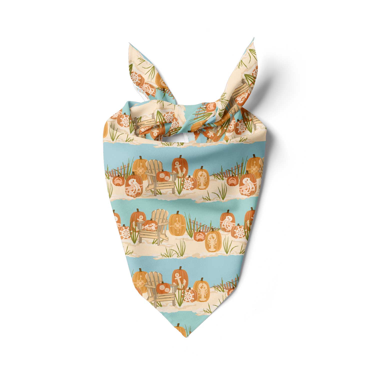 Beachy Pumpkins Bandana – Ferry Fancy